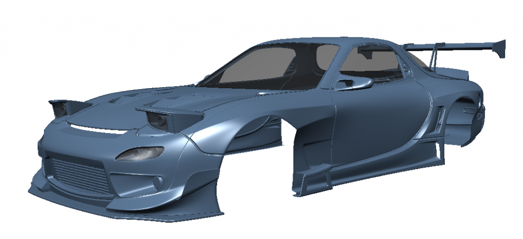 RX-7 FD3S Rear Wing | Q-GARAGE Shop