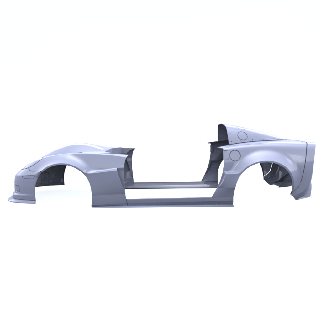 Corvette C6 D-Saito Wide Body conversion kit | Q-GARAGE Shop